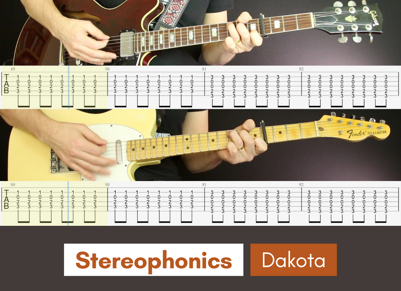Dakota – Stereophonics - Sparky Guitar