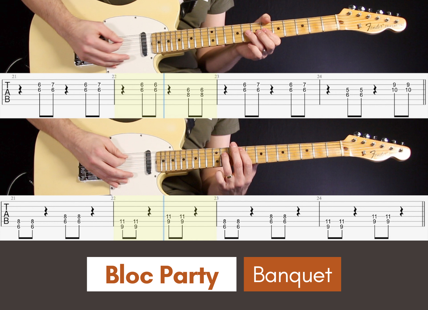 Banquet – Bloc Party - Sparky Guitar