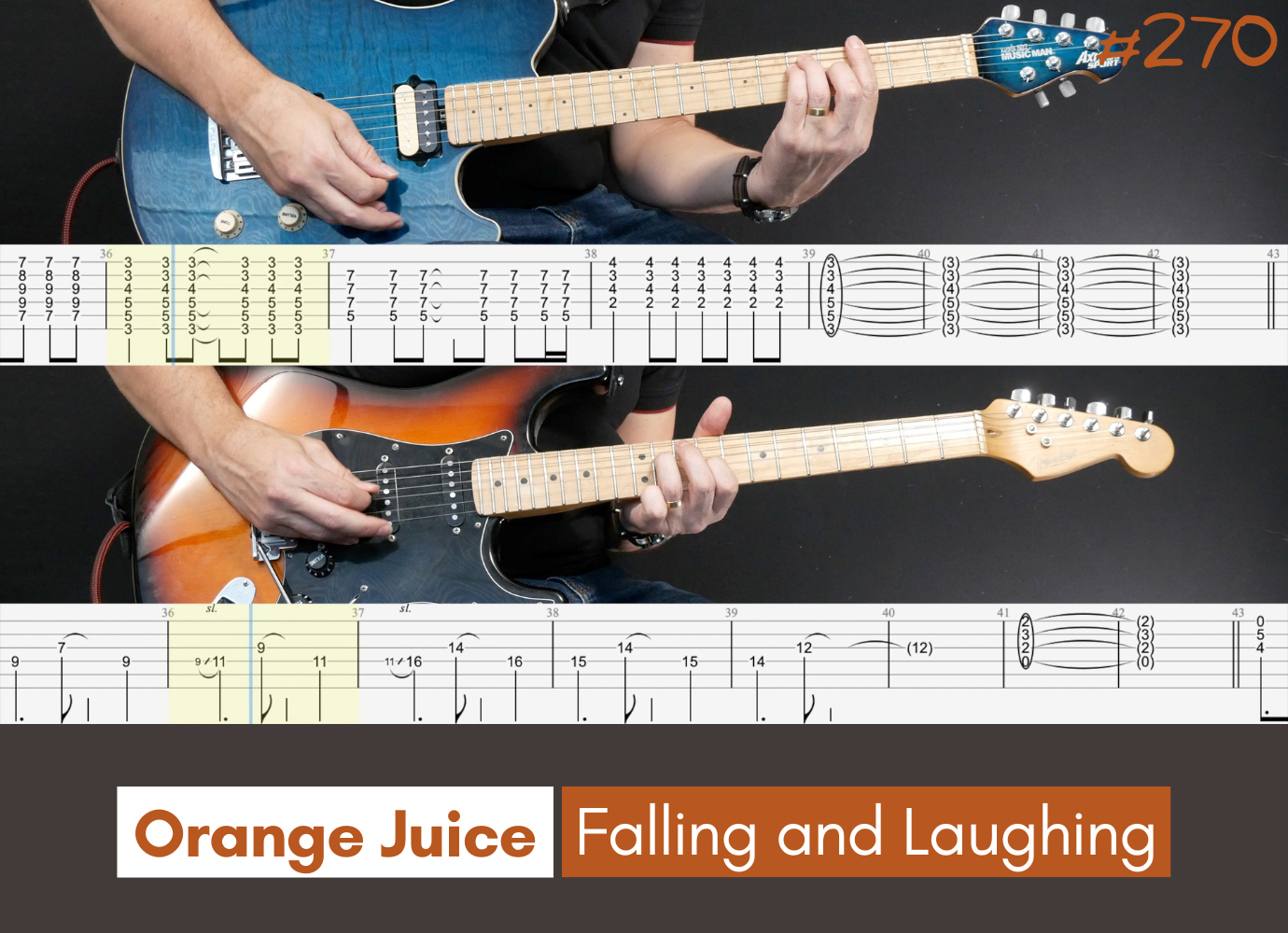 Falling and Laughing – Orange Juice - Sparky Guitar